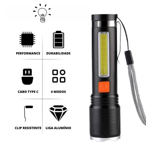 Lanterna LED Power Light - GigaDeal